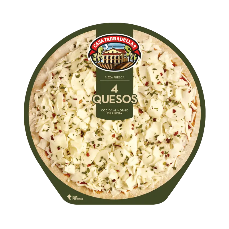 Pizza Casa Tarradellas Con Queso Pasteurizado: Deliciosa Y De Calidad ...